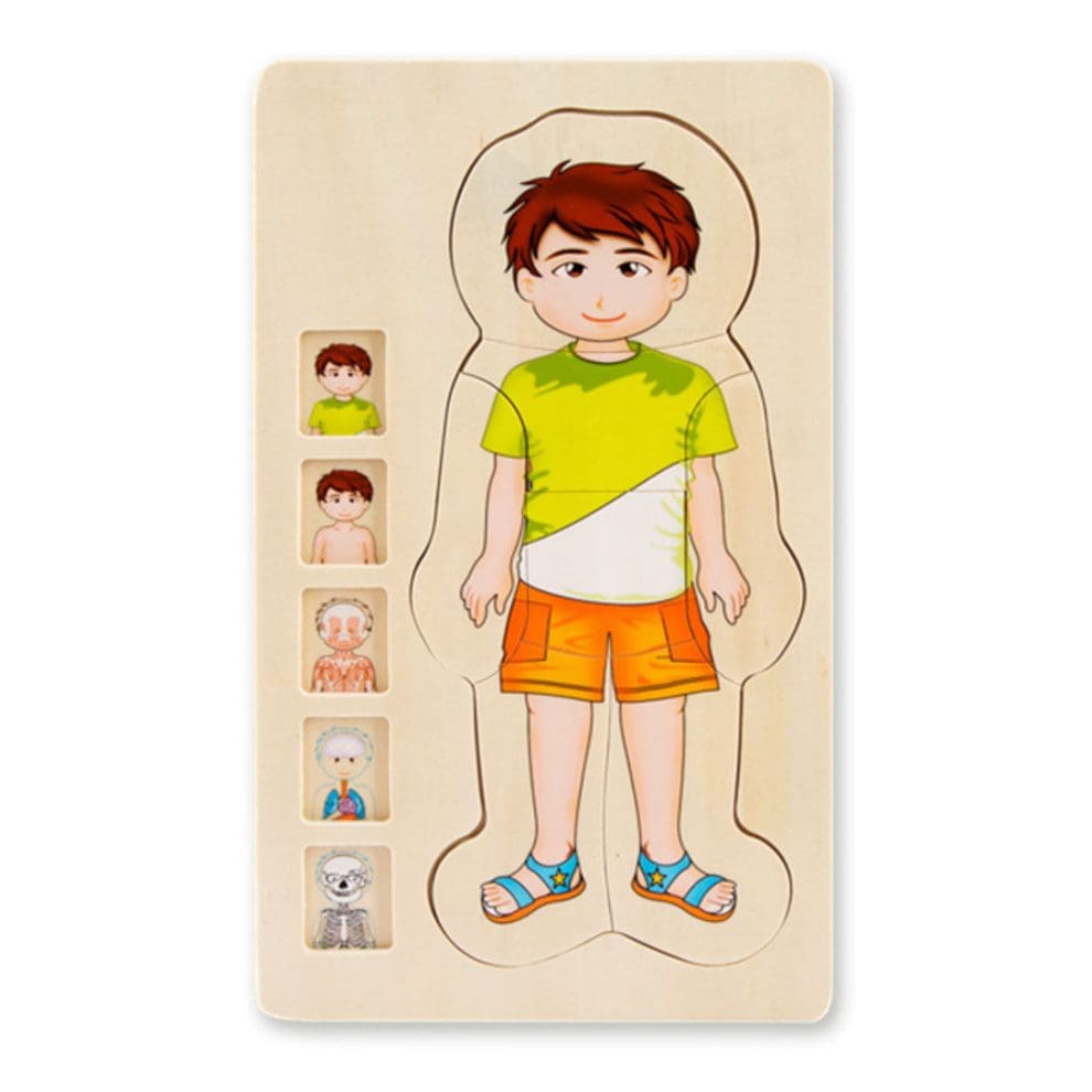 Puzzle en Bois Corps Humain | Jeux en bois